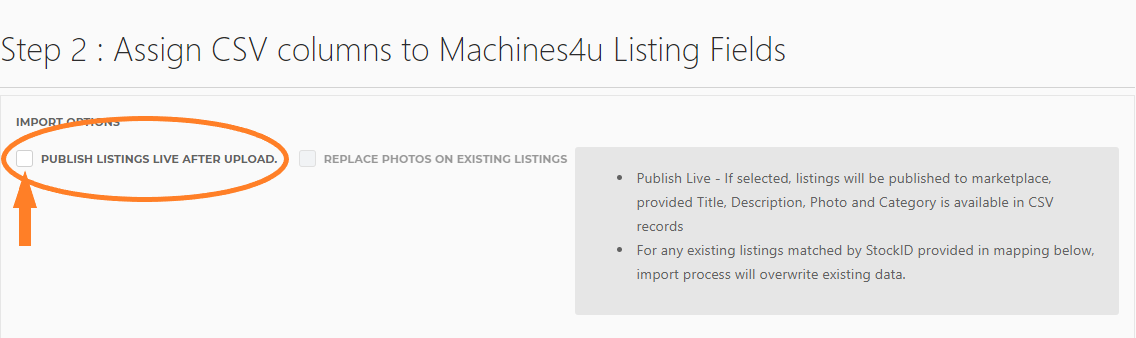How to post multiple ads to Machines4U