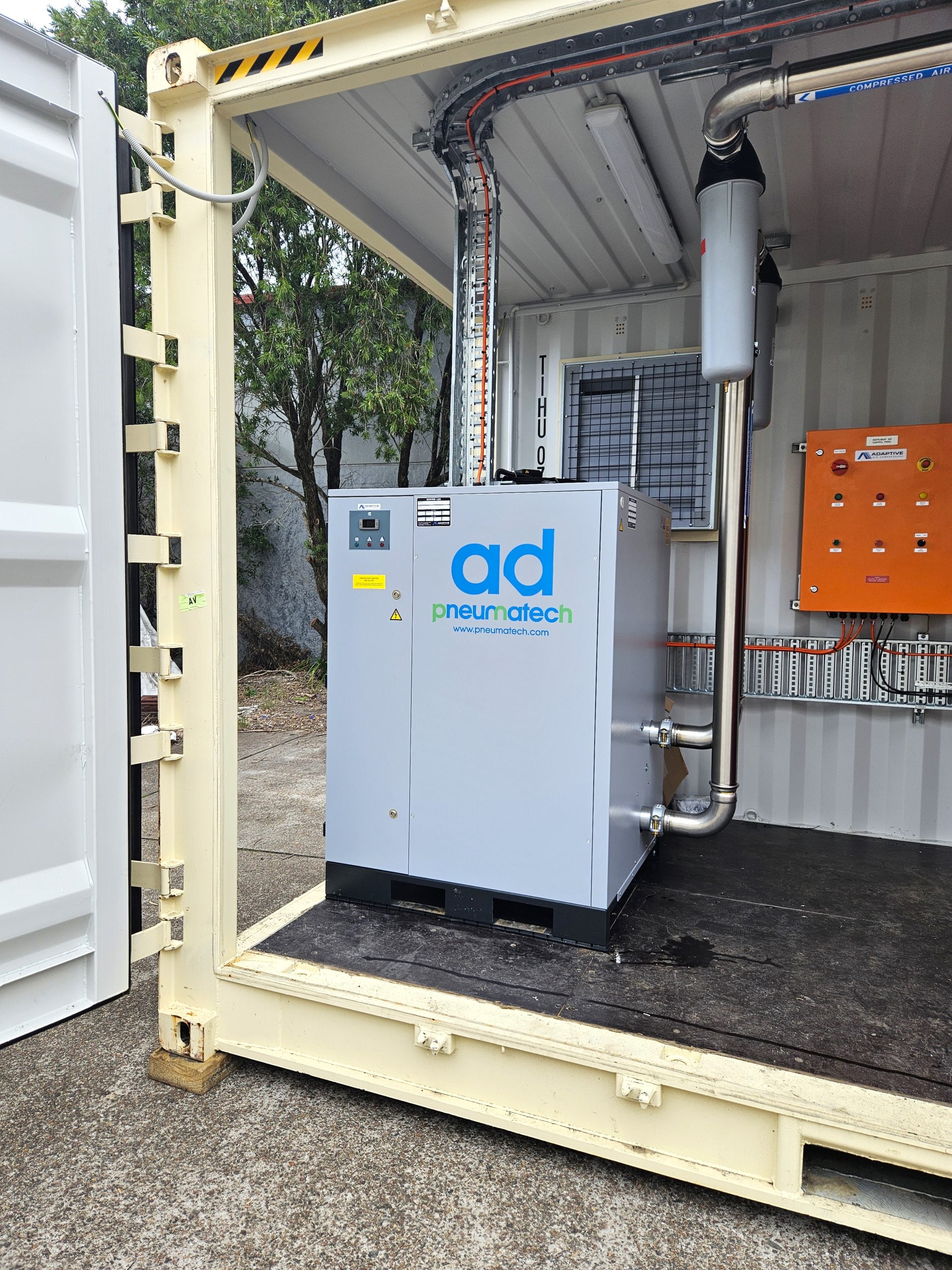 Containerised Portable Air Compressor Package
