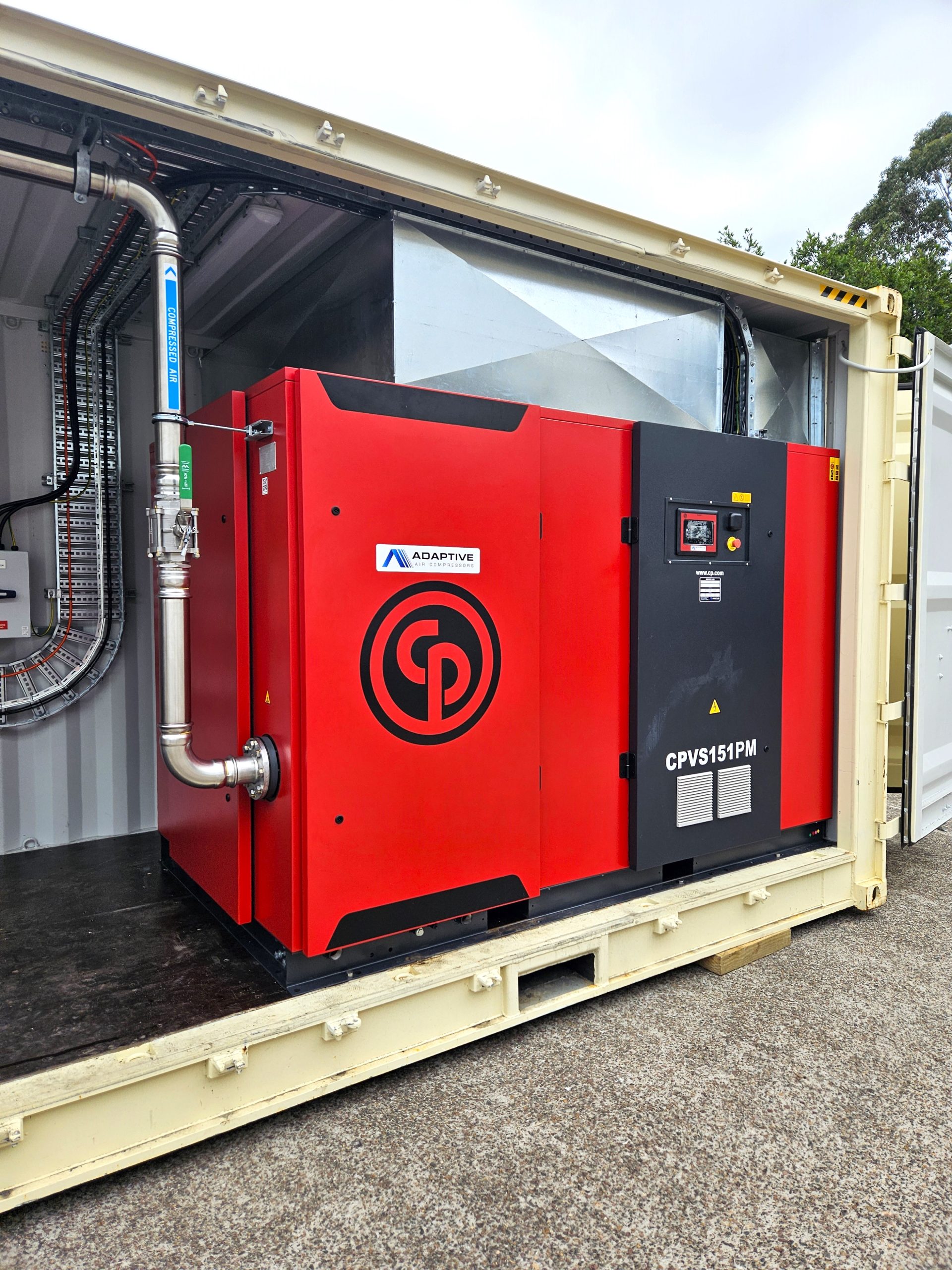 Containerised Portable Air Compressor Package