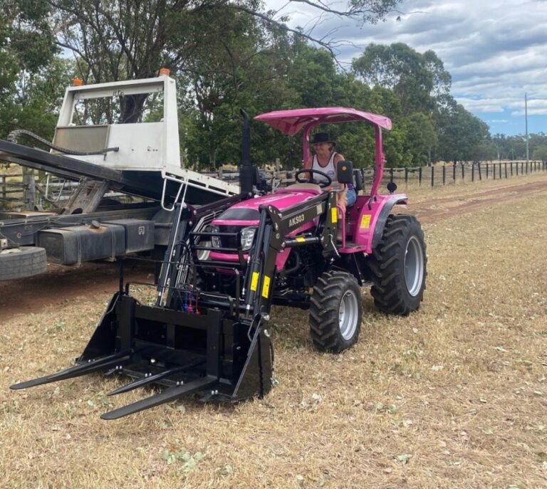AgKing Turns Heads with Premium Features—and a Pink Tractor Making a ...